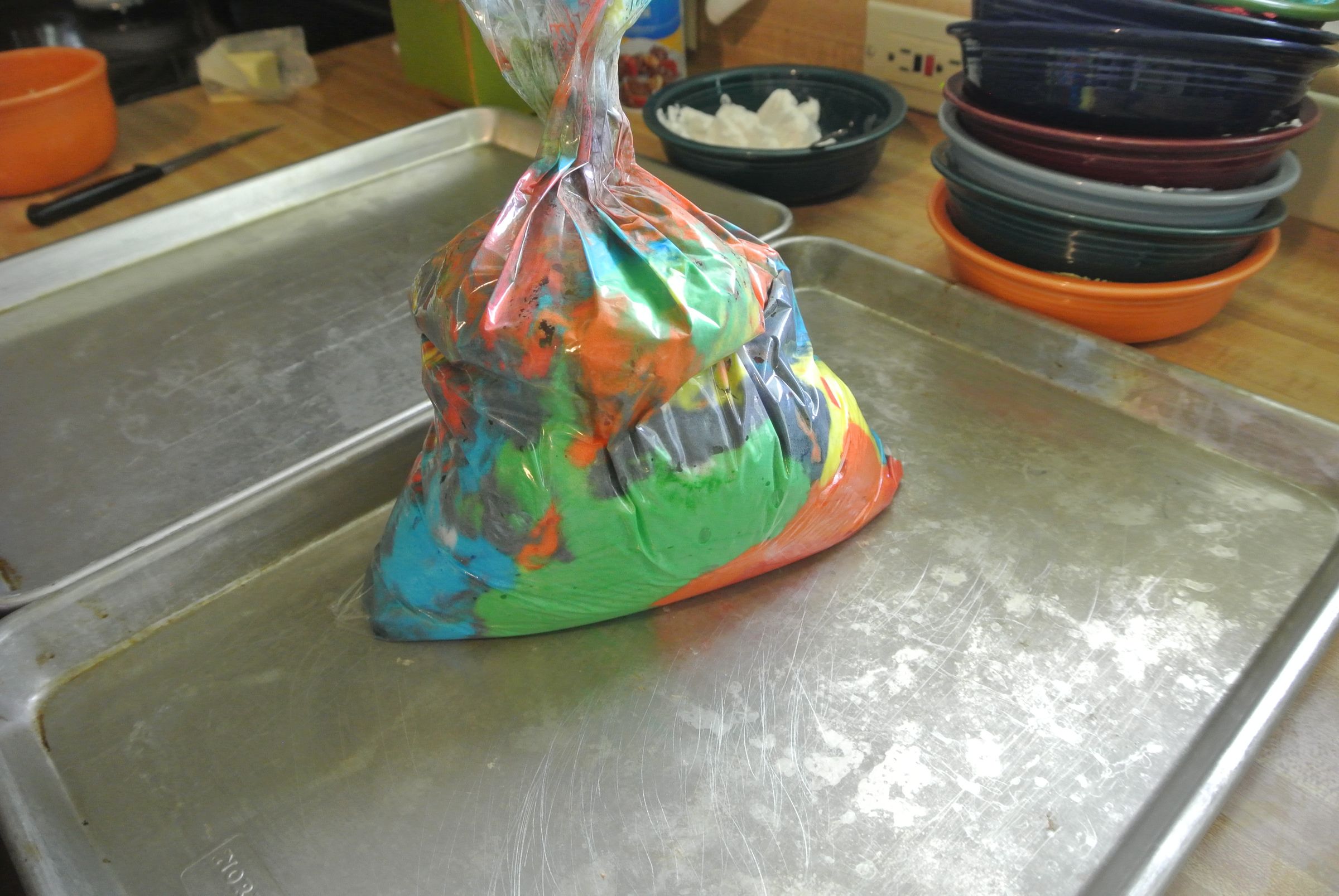 Rainbow Tie-dye Cherry Meringue Cookies : 8 Steps - Instructables