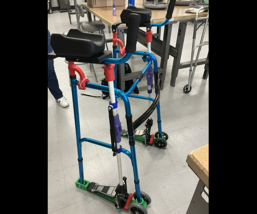 Adaptive Arm-lifting Attachment for a Standard Walker : 6 Steps ...