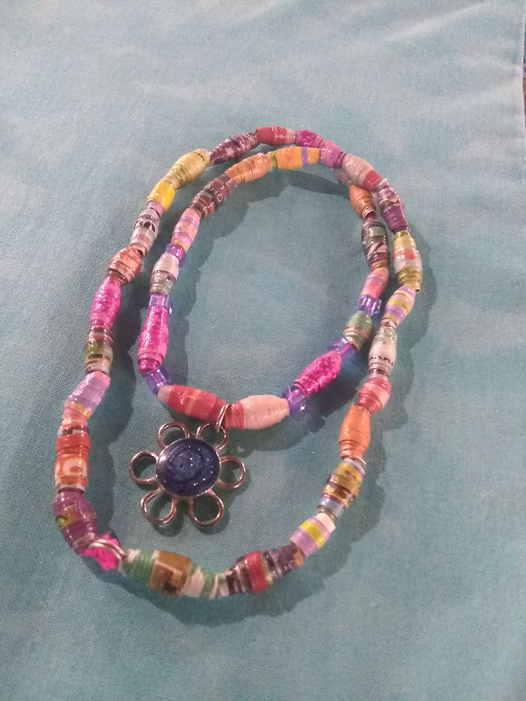 Paper Bead Necklace : 5 Steps (with Pictures) - Instructables