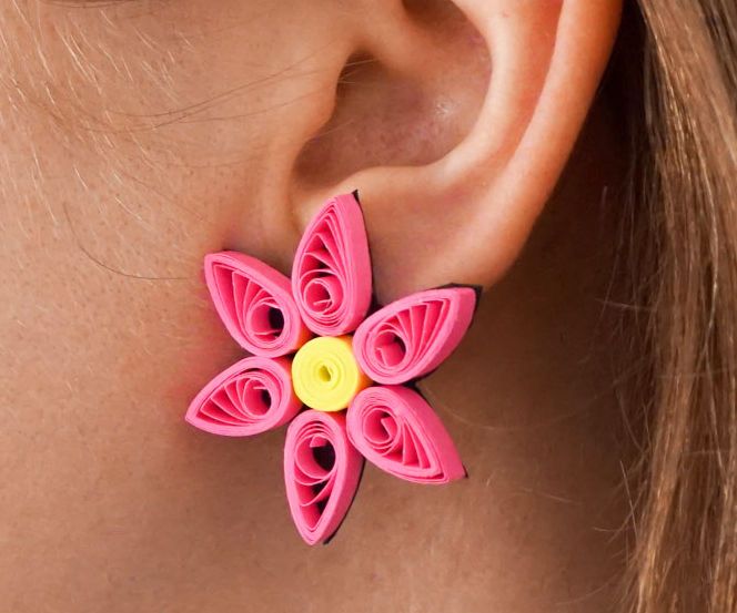 DIY 3 X Quilled Paper Earrings - in Under 1 Hour! | Beginner Quilling ...