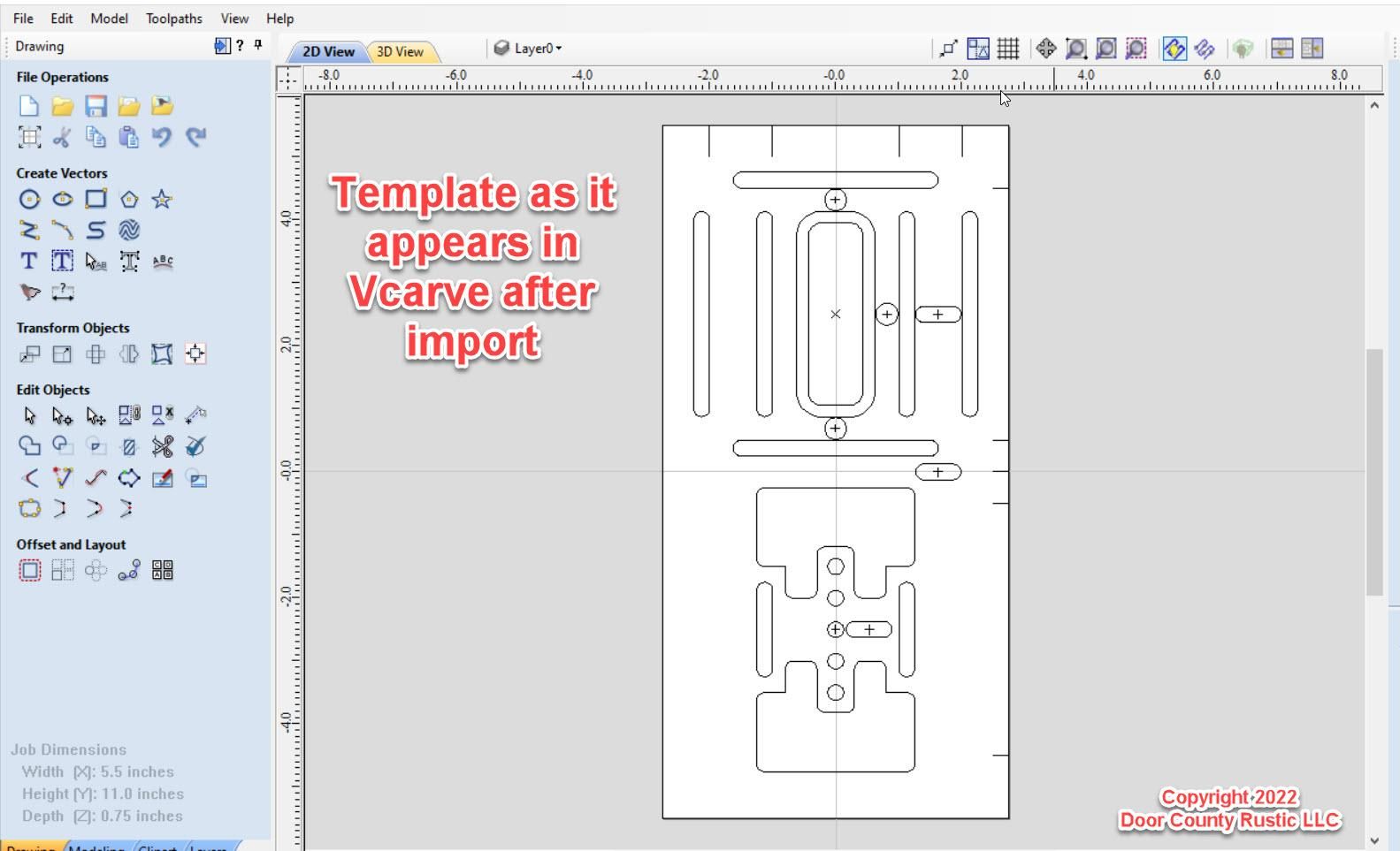 Fabricate a Mortise & Tenon Template on a CNC Router : 7 Steps (with ...