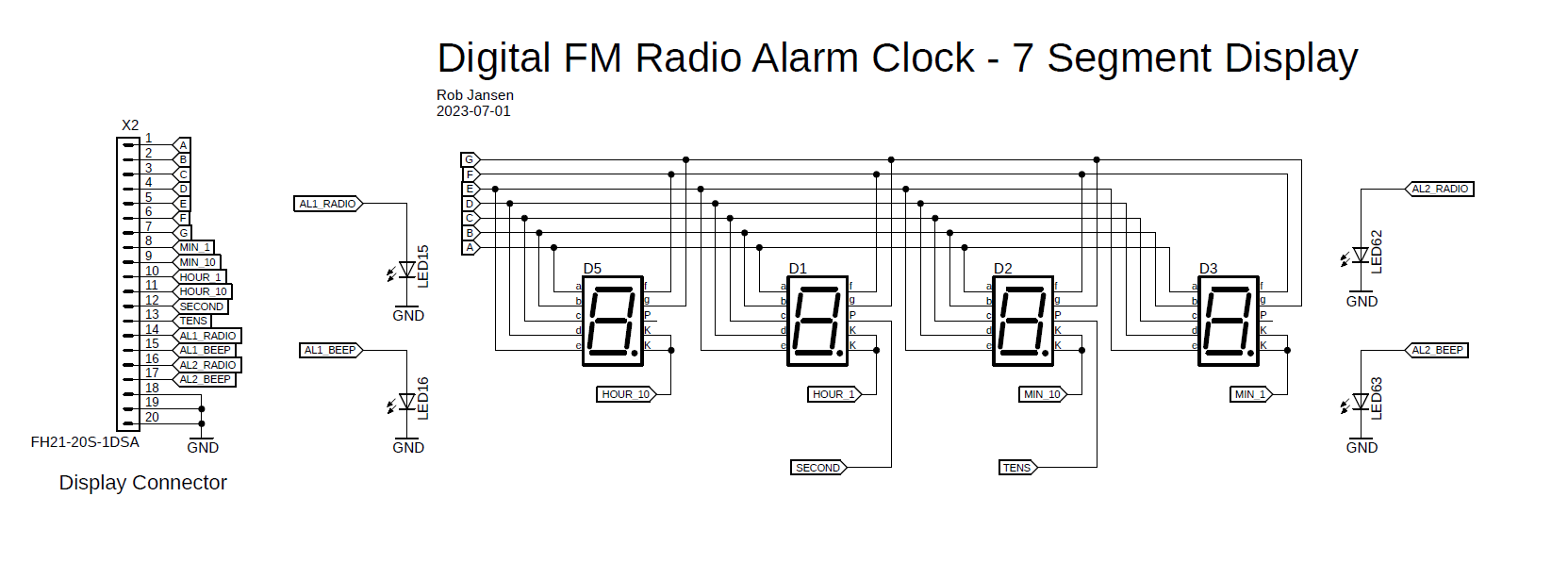 DIY Digital Alarm Clock With FM Radio : 4 Steps (with Pictures ...