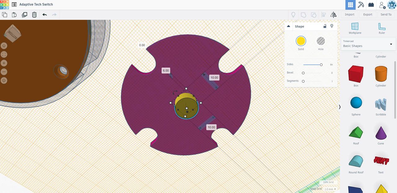 Create Adaptive Switches With TinkerCAD and 3D Printing : 8 Steps (with ...