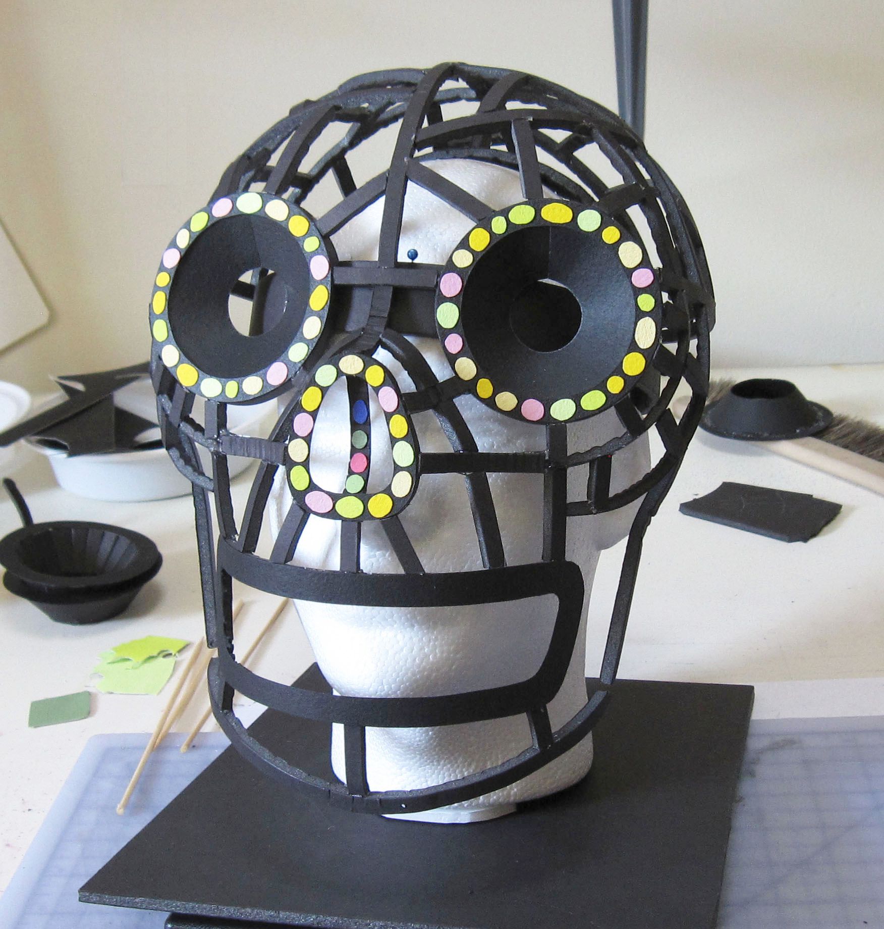 Skull Mask (wearable) : 20 Steps (with Pictures) - Instructables