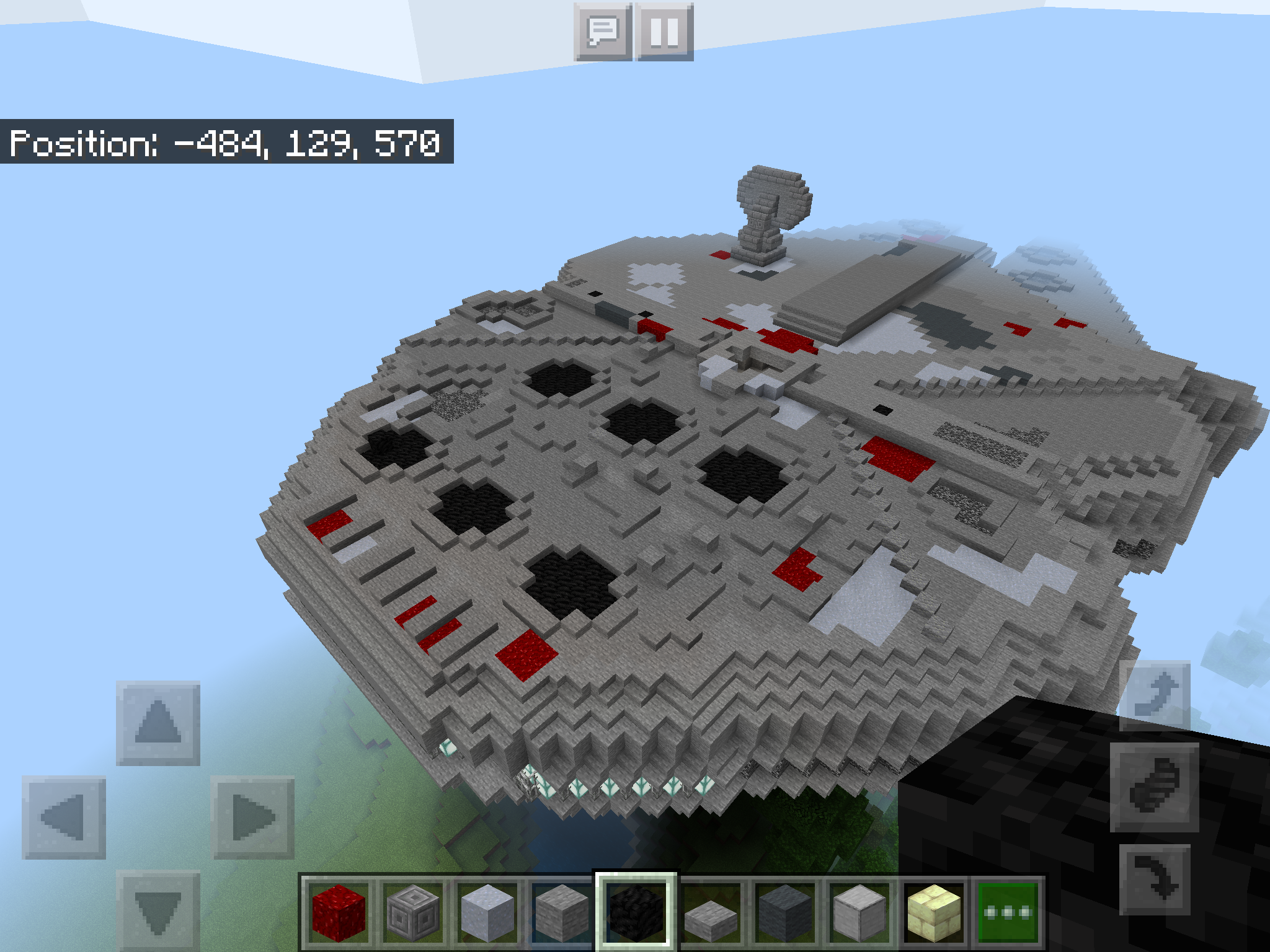 Minecraft - the Millennium Falcon : 7 Steps - Instructables