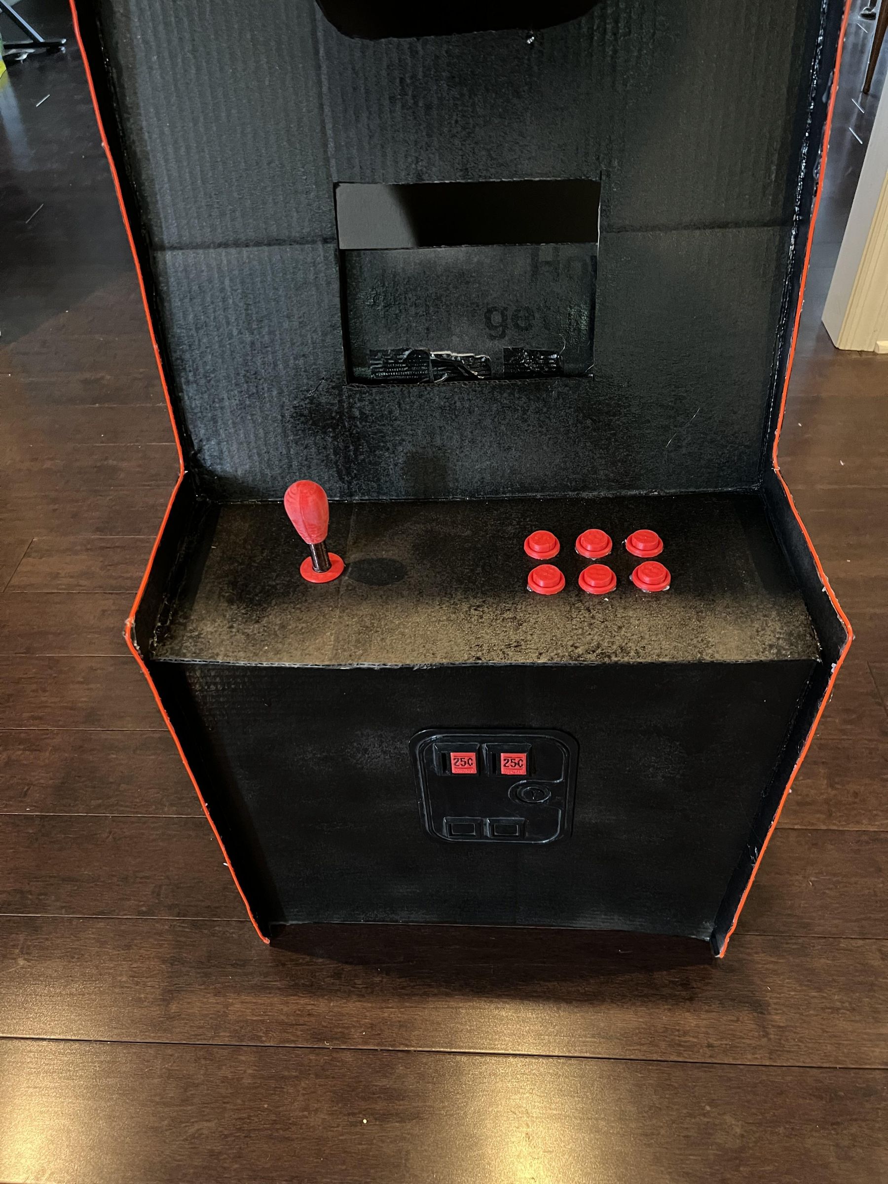 DIY Glowing Arcade Halloween Cardboard Costume : 11 Steps (with ...