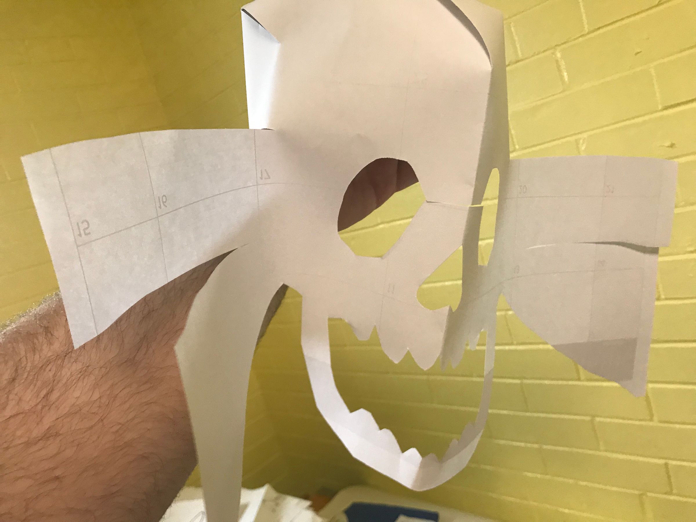 Easy Paper Skull : 5 Steps - Instructables