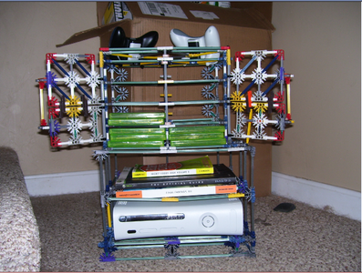 Knex Xbox 360 Game, Controller, Console, and Guidebook Cabinet ...