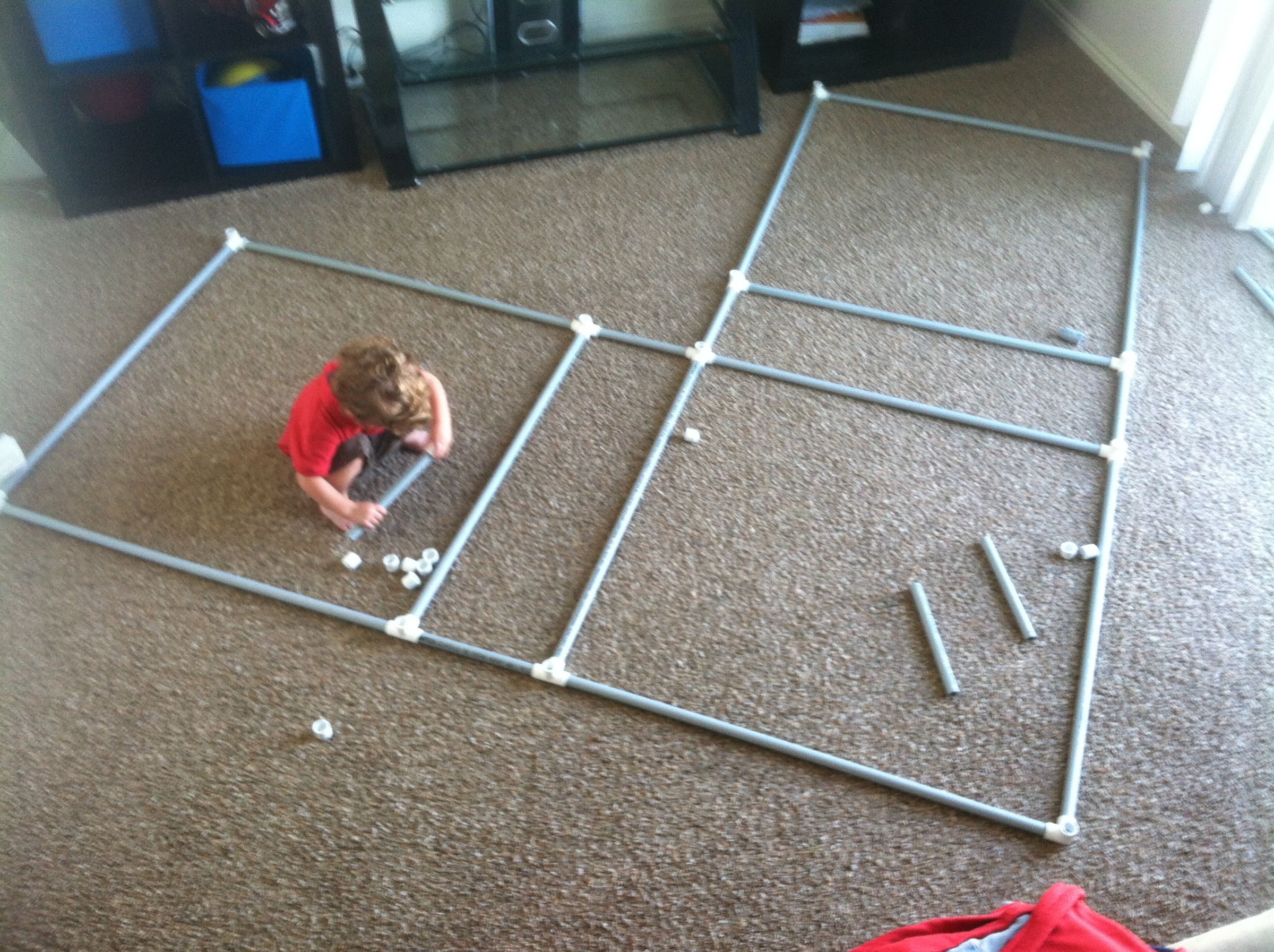 Easy Rebuildable PVC Fort : 3 Steps - Instructables