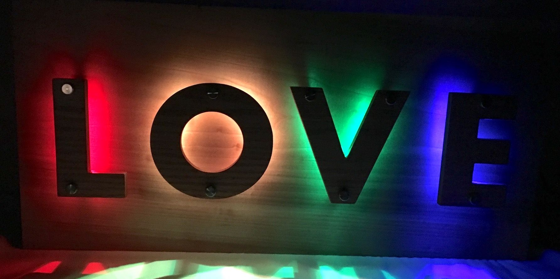 Backlit Signs With LED Light Strips : 8 Steps - Instructables