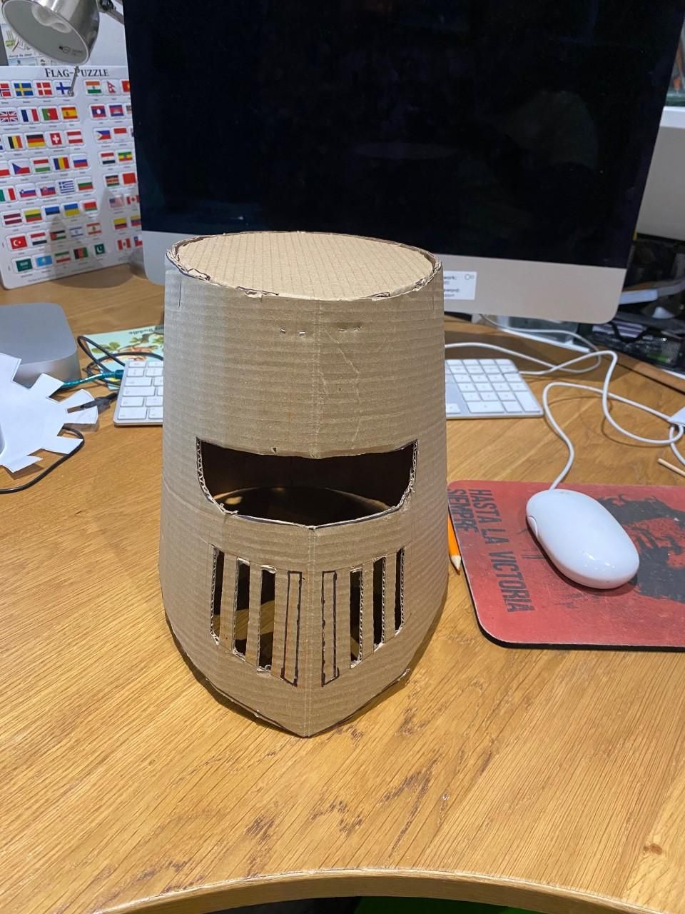 Cardboard Knight Helmet : 3 Steps (with Pictures) - Instructables