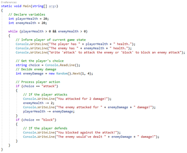 Making a Text Based Turn Based Battle Game in C# : 10 Steps - Instructables