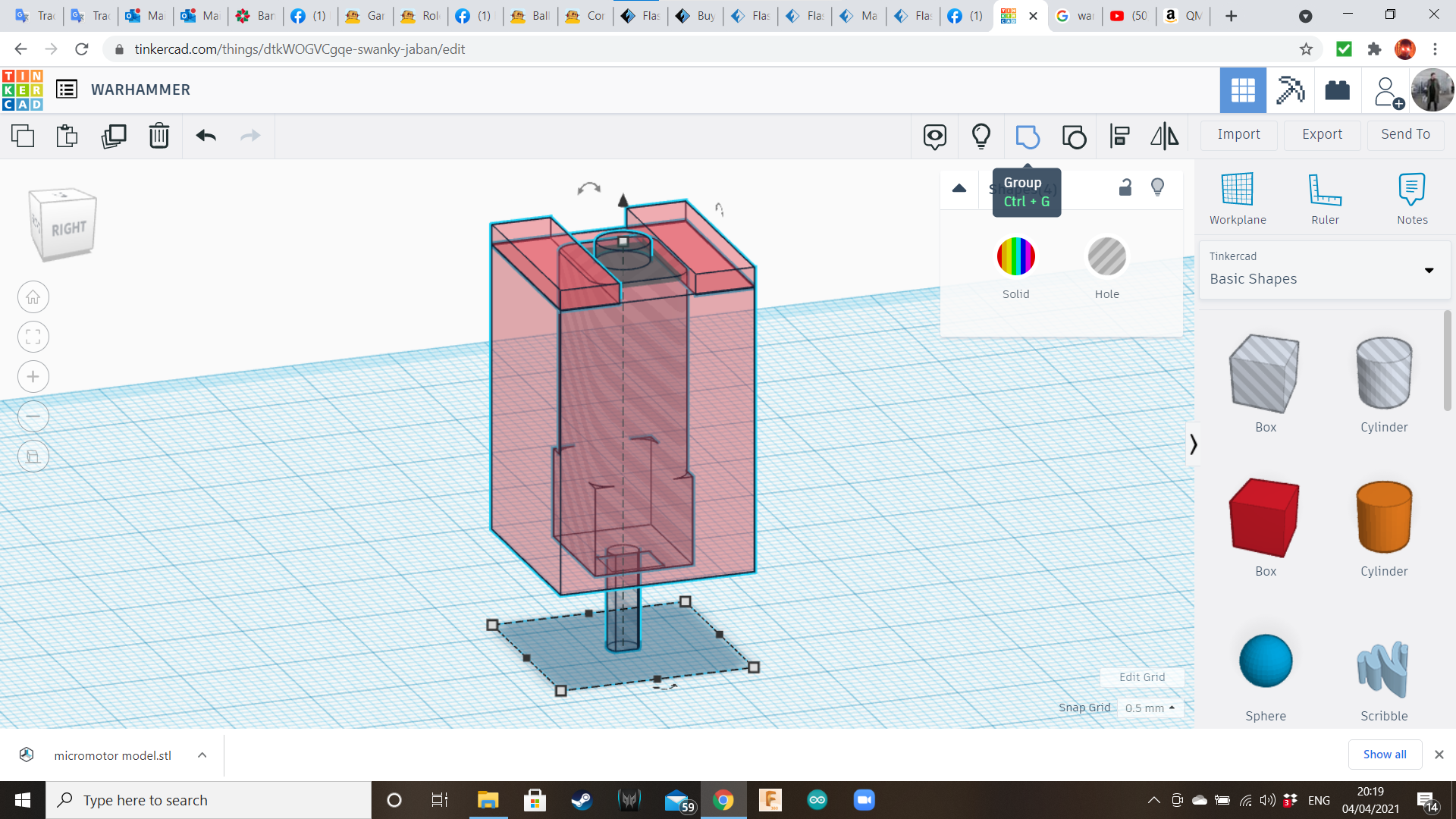 Tinkercad Robotics for (High) School: Walking Warhammer 40K's ...
