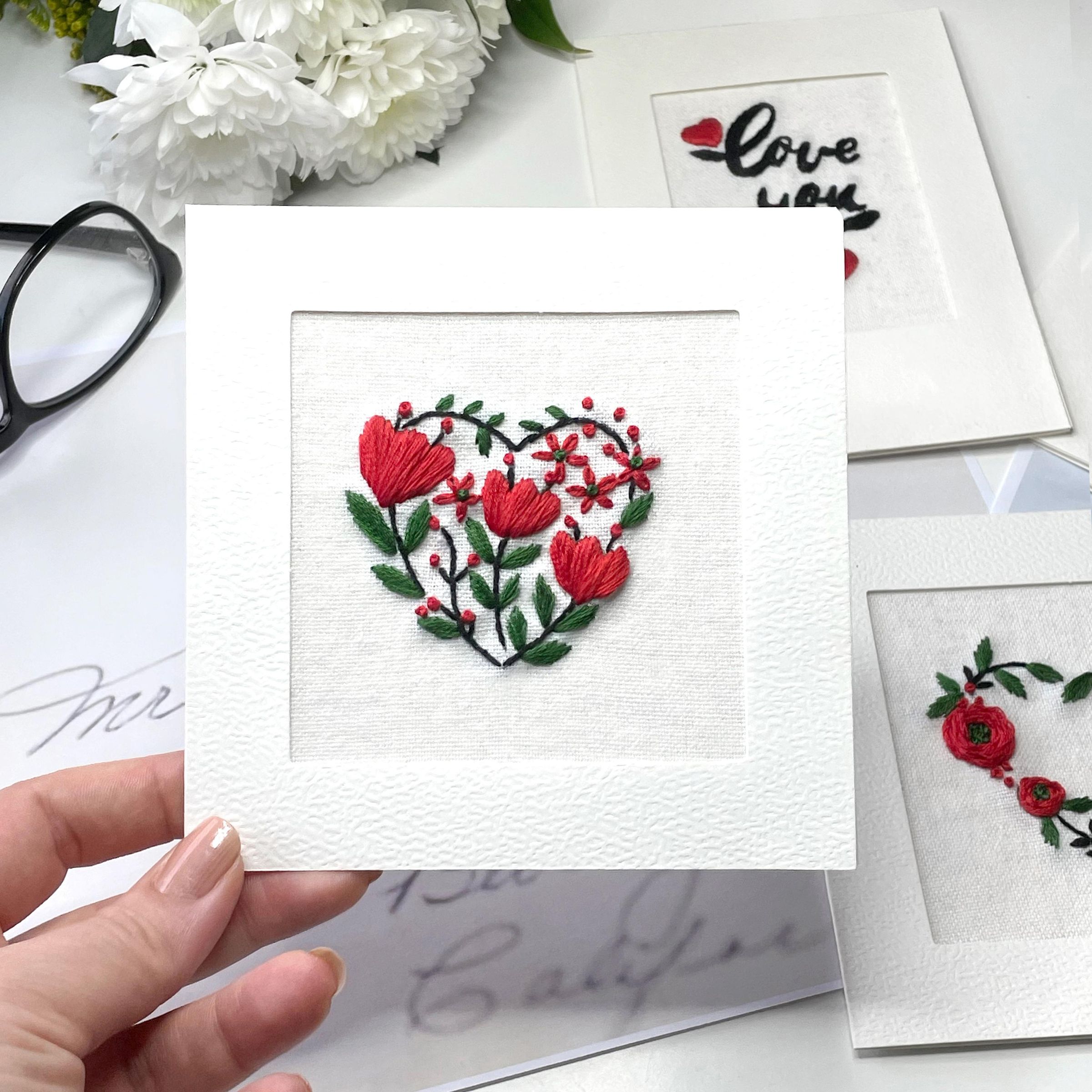 Embroidered Love Letter + Free Pattern : 16 Steps (with Pictures ...