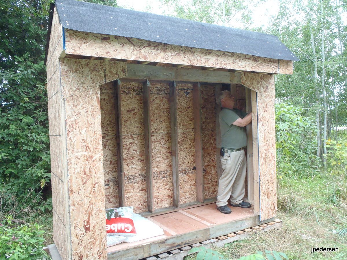 Wood Pellet Storage Shed : 3 Steps - Instructables