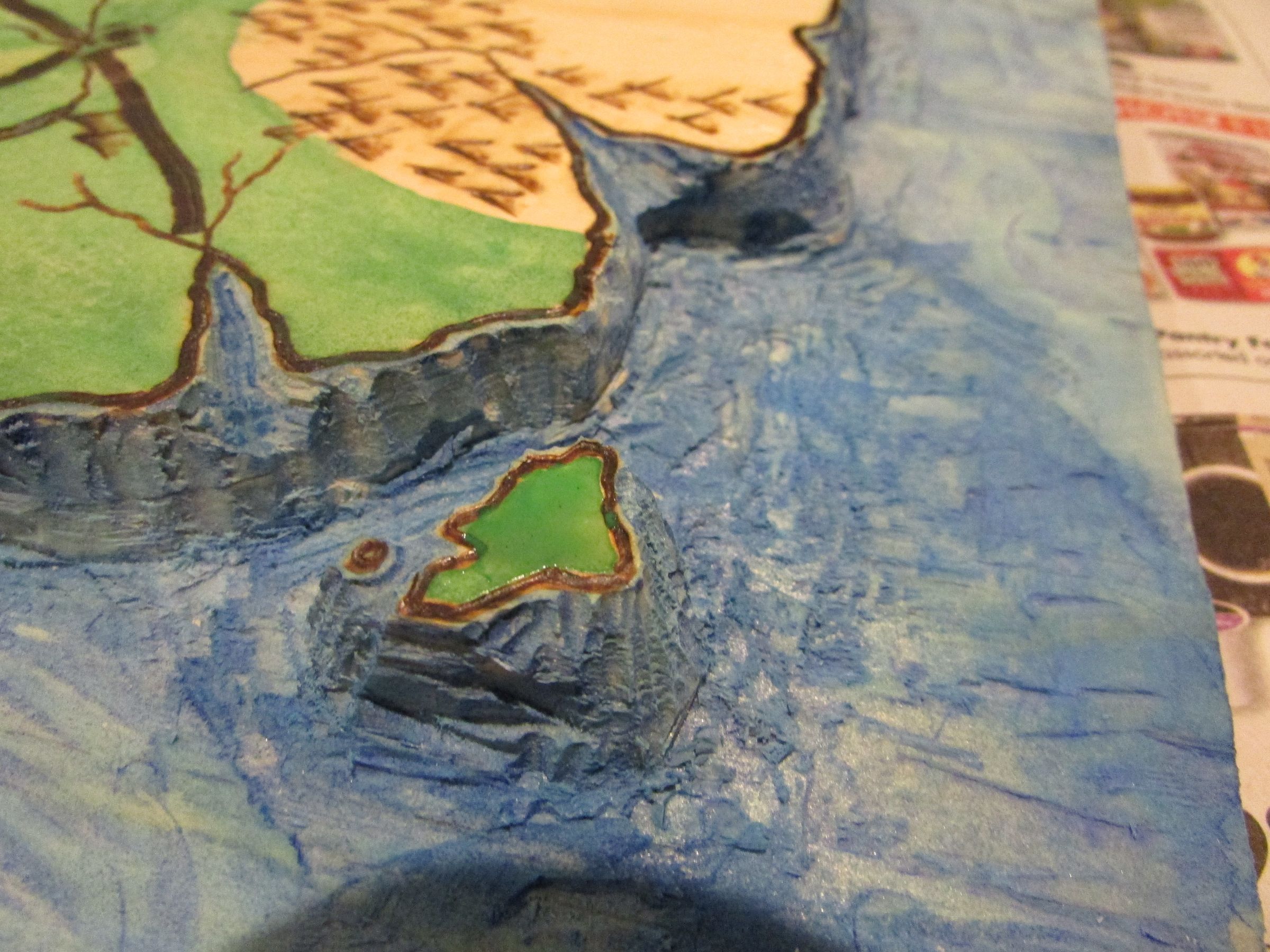 Game of Thrones Painted Table / 3D Map : 7 Steps (with Pictures ...