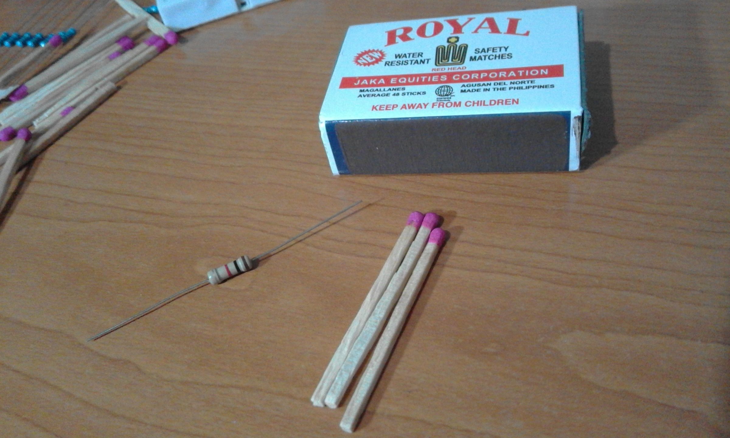 Electronic Component Lead Bending Tool (Matchsticks) : 3 Steps (with ...