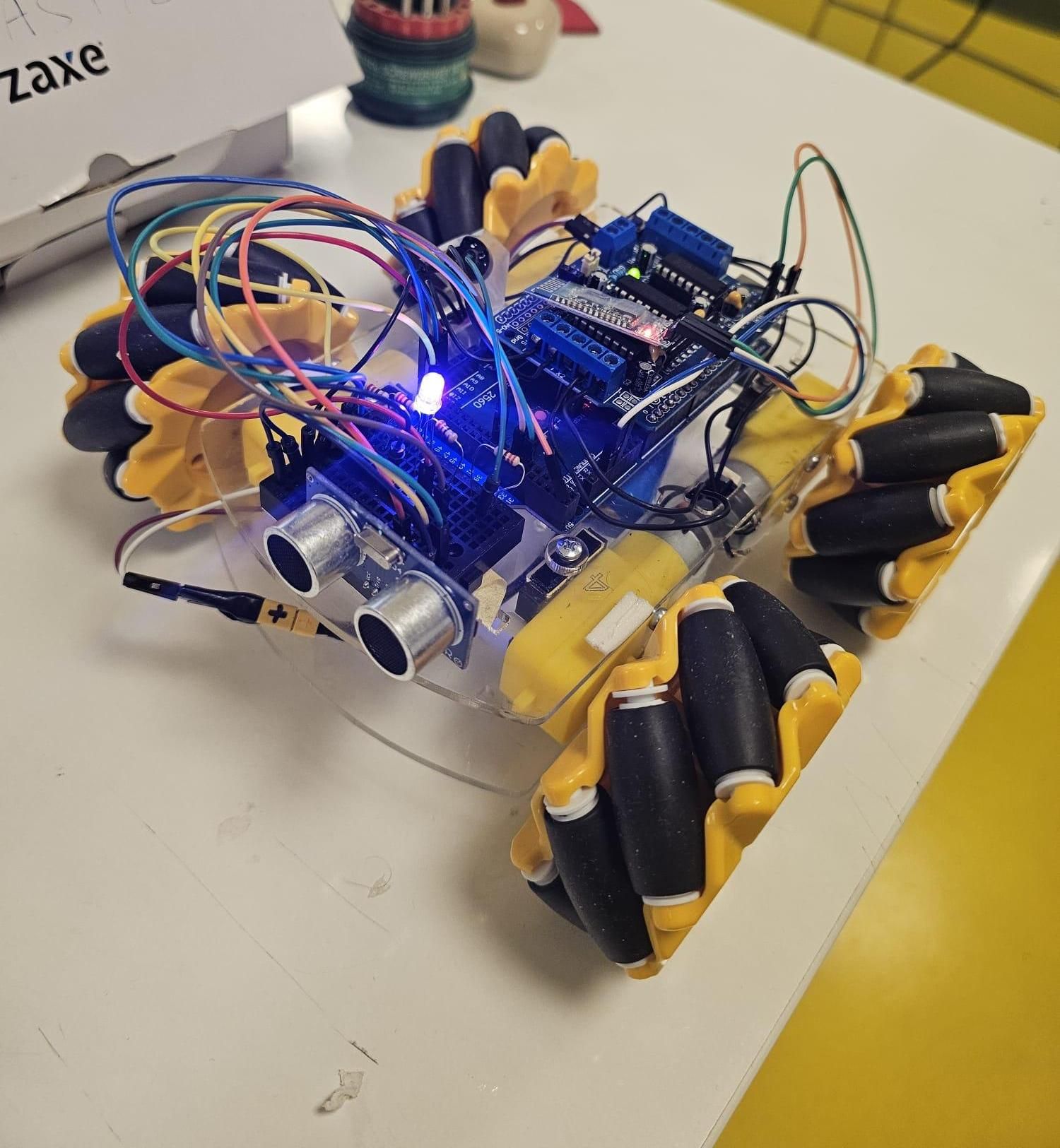 Mecanum Robot With Parking Sensor : 3 Steps - Instructables