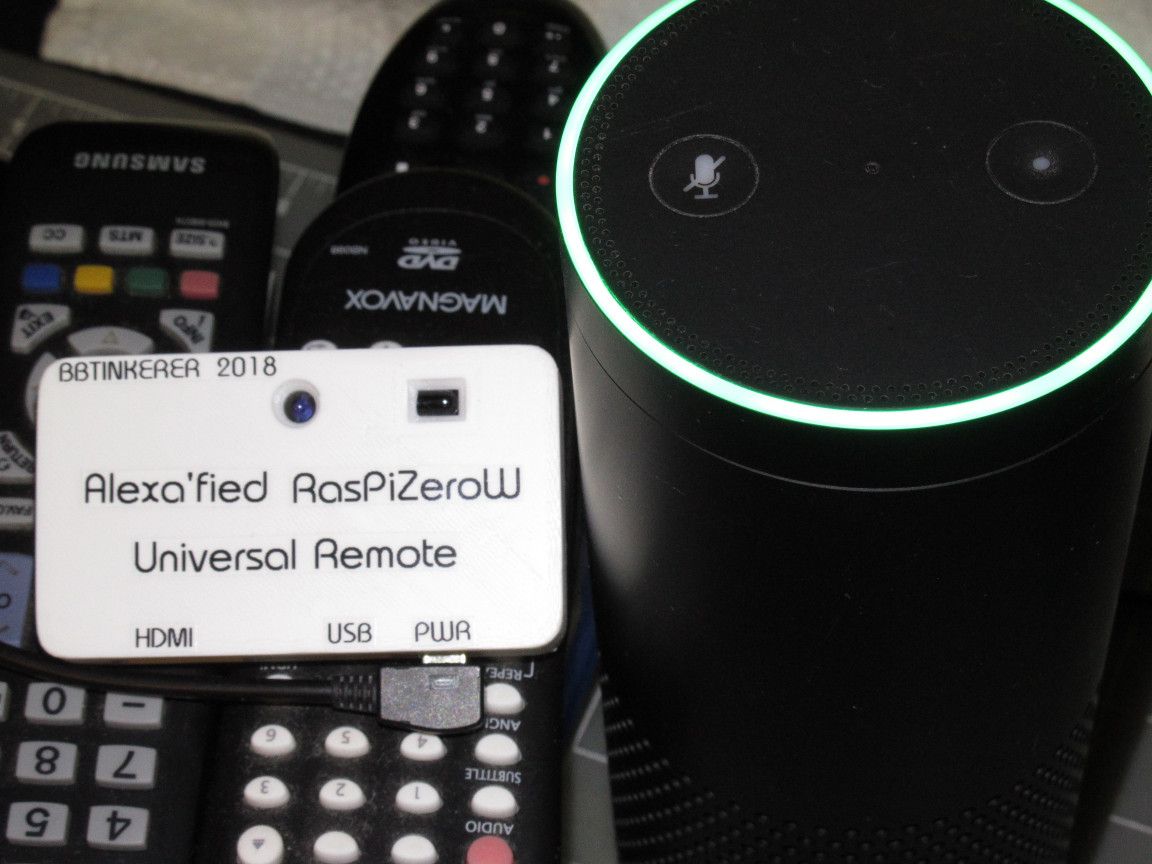 Alexa LIRC Entertainment Remote : 60 Steps (with Pictures) - Instructables