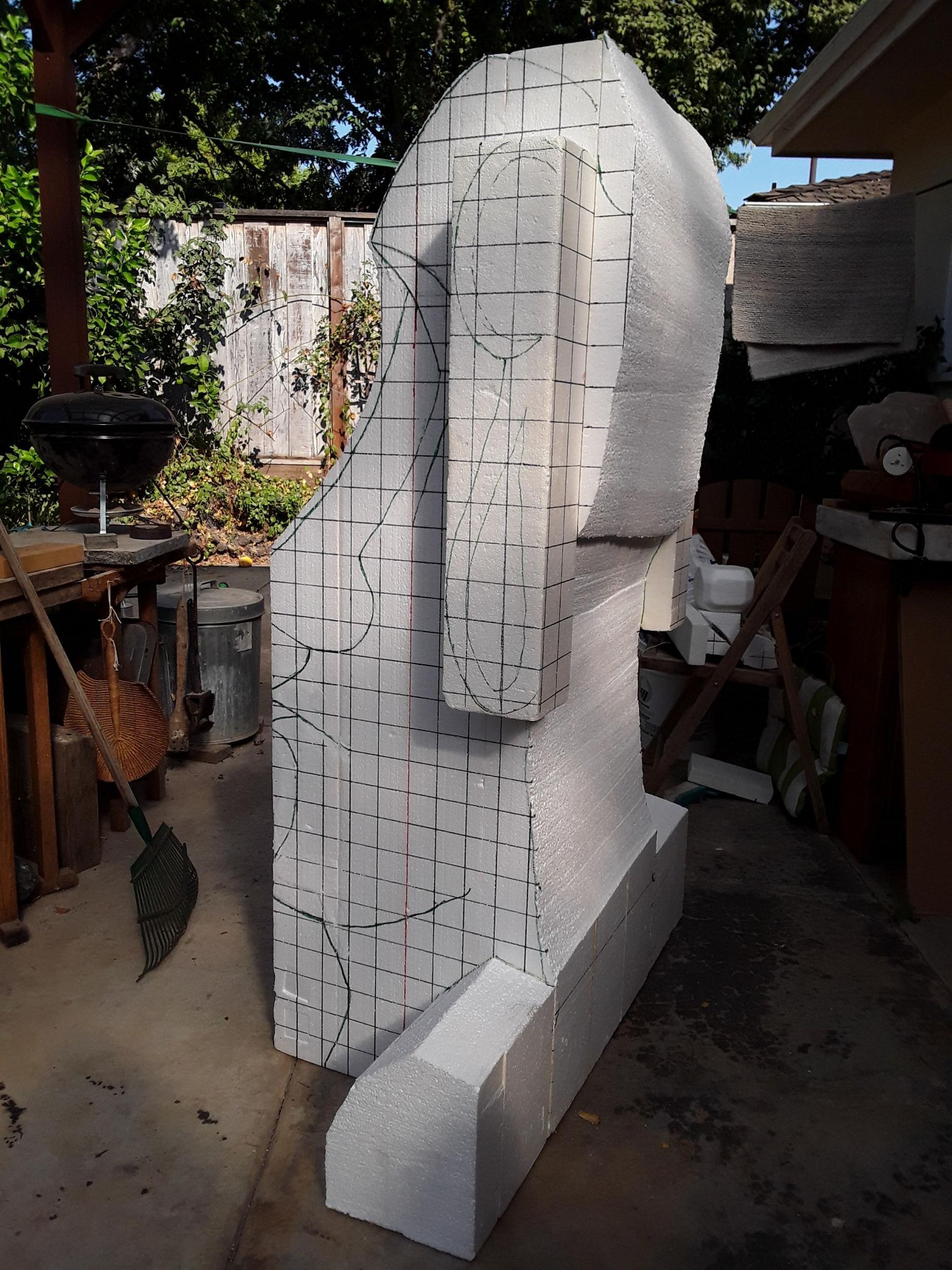 Moai From Recycled Foam : 8 Steps (with Pictures) - Instructables
