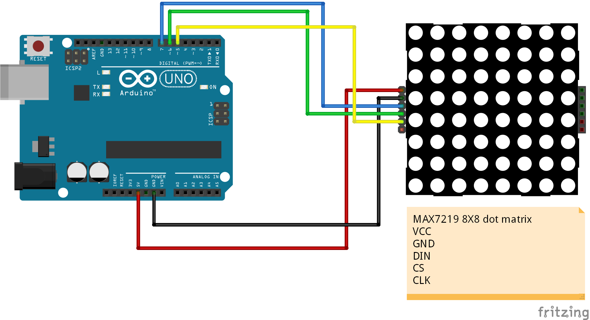 ARDUINO 101 | MAX7219 8X8 DOT MATRIX : 3 Steps - Instructables