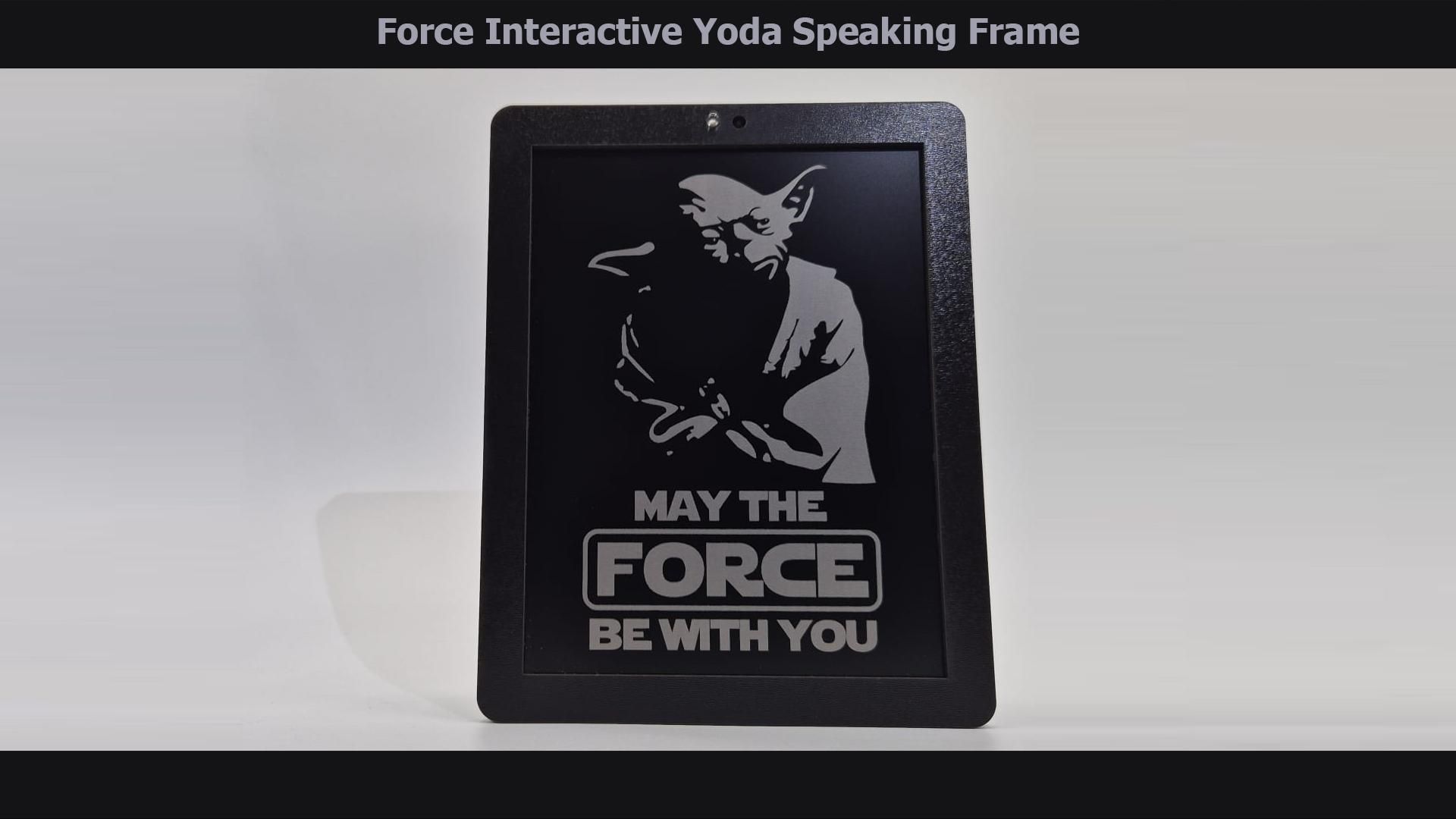 Force Interactive Yoda Speaking Frame : 7 Steps (with Pictures ...