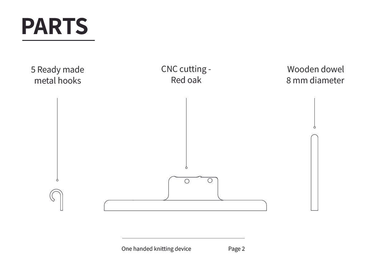 One Handed Crochet Knitting Device : 5 Steps - Instructables
