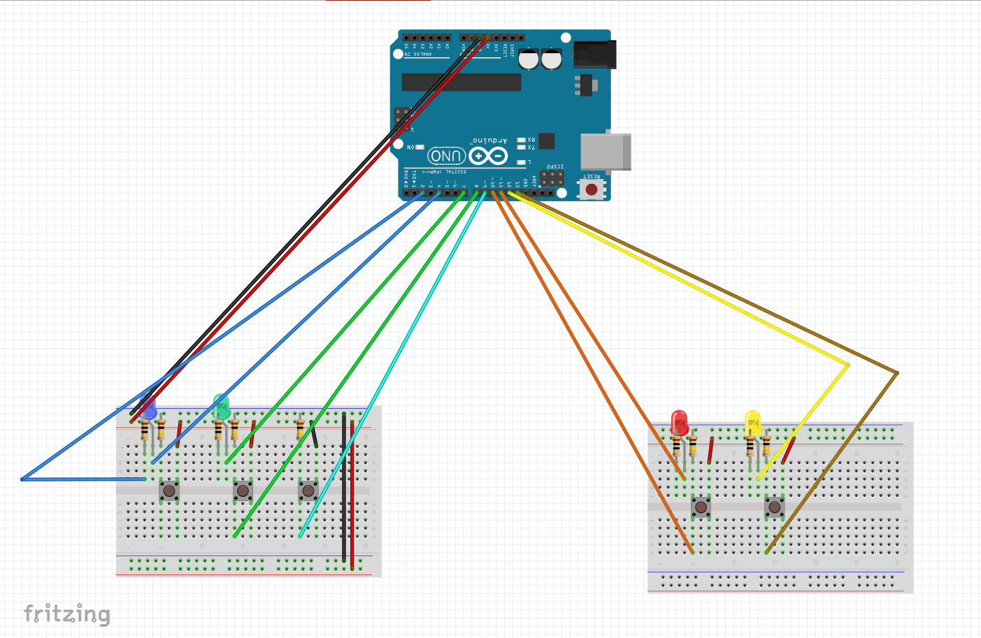 Reaction Time Game With Arduino Uno : 5 Steps (with Pictures ...