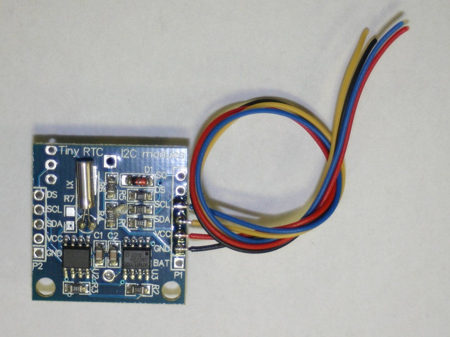 12 Hr Binary Clock, Hours and Minutes Only, DS1307 RTC, I2C, Arduino ...
