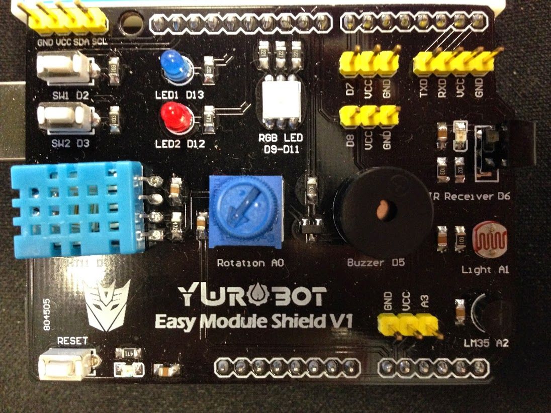 用YwRobot Easy Module Shield 多功能實驗擴展板玩 S4A (一) : 7 Steps - Instructables