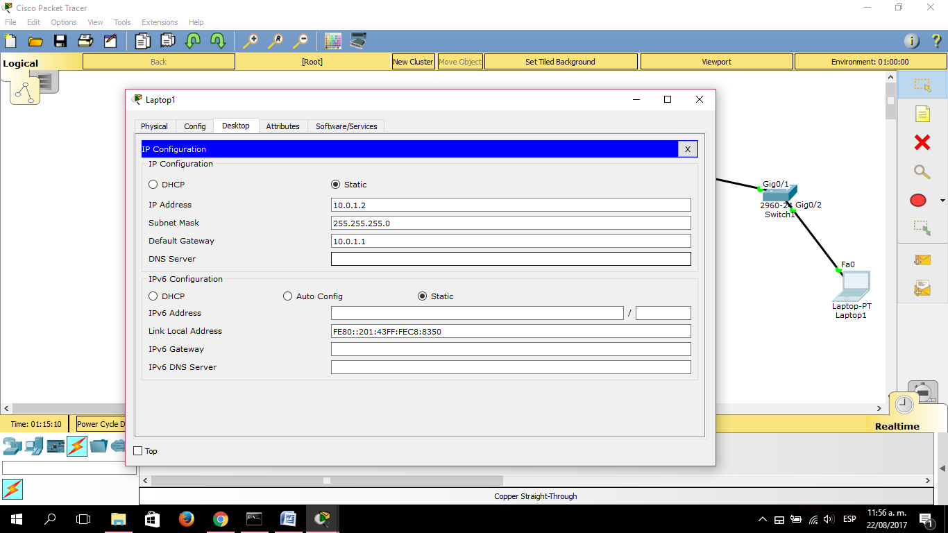 How to Give a Static IP to Devices in CISCO PACKET TRACER : 14 Steps ...