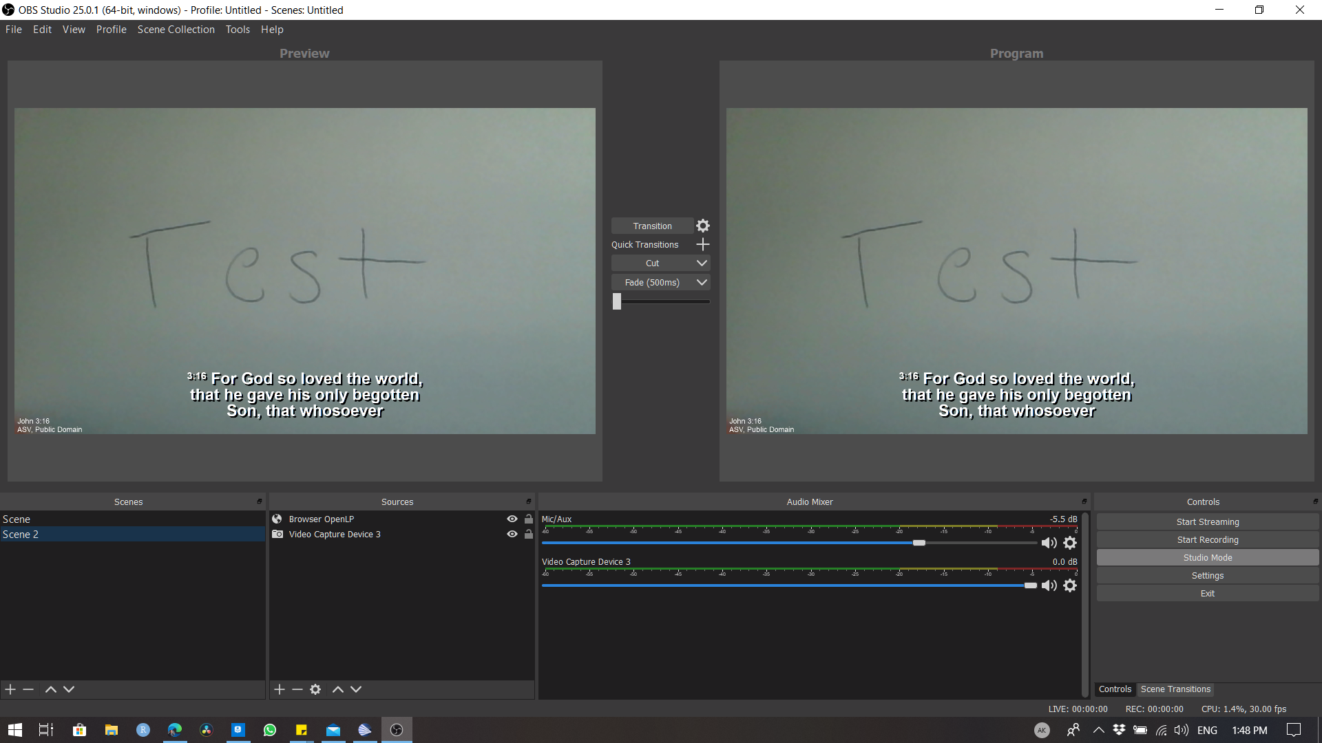 Lyrics Overlay on OBS Studio Using OpenLP : 10 Steps - Instructables