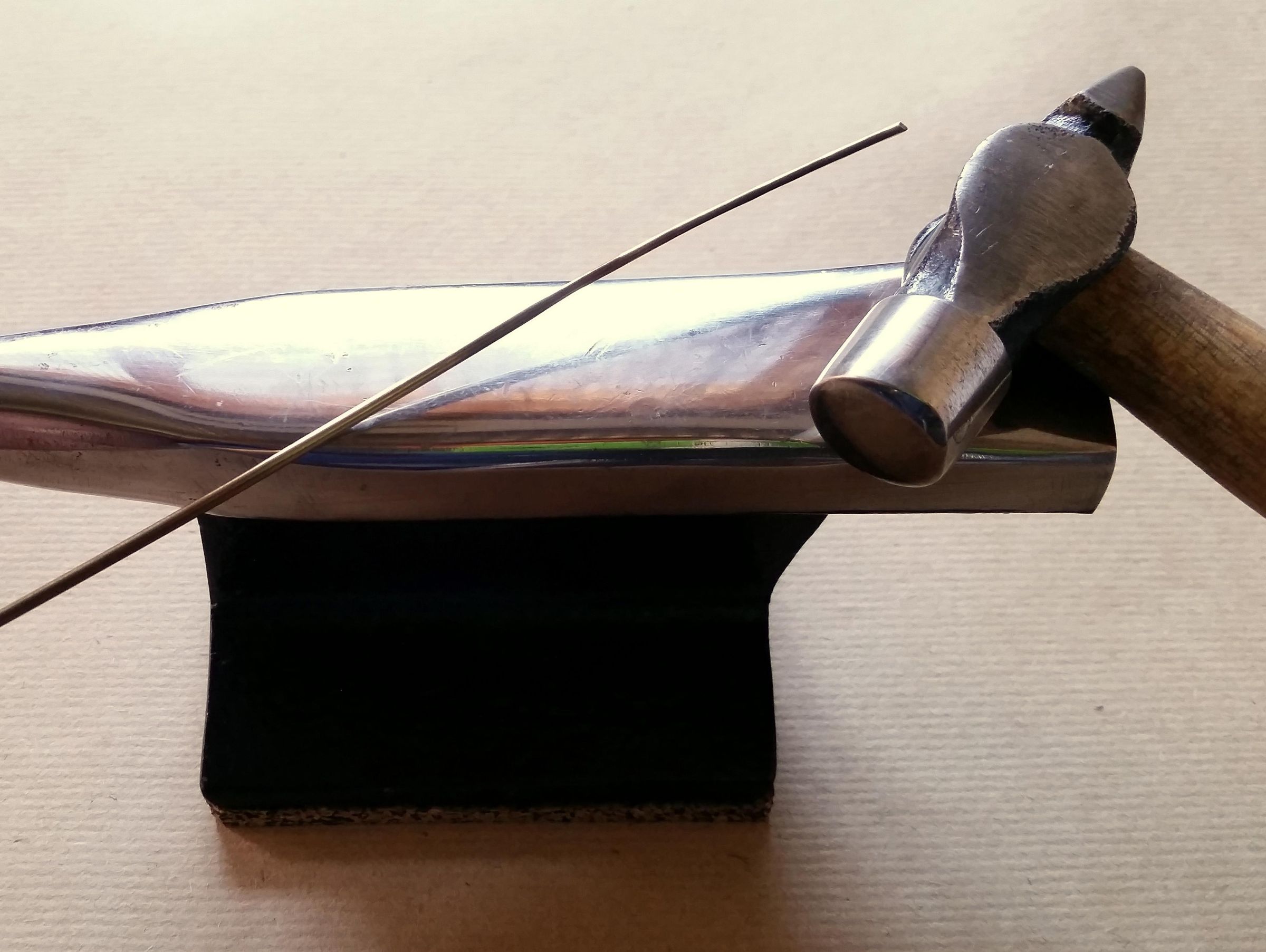 Hand-Forged Ring With CA Glue Inlay : 9 Steps (with Pictures ...