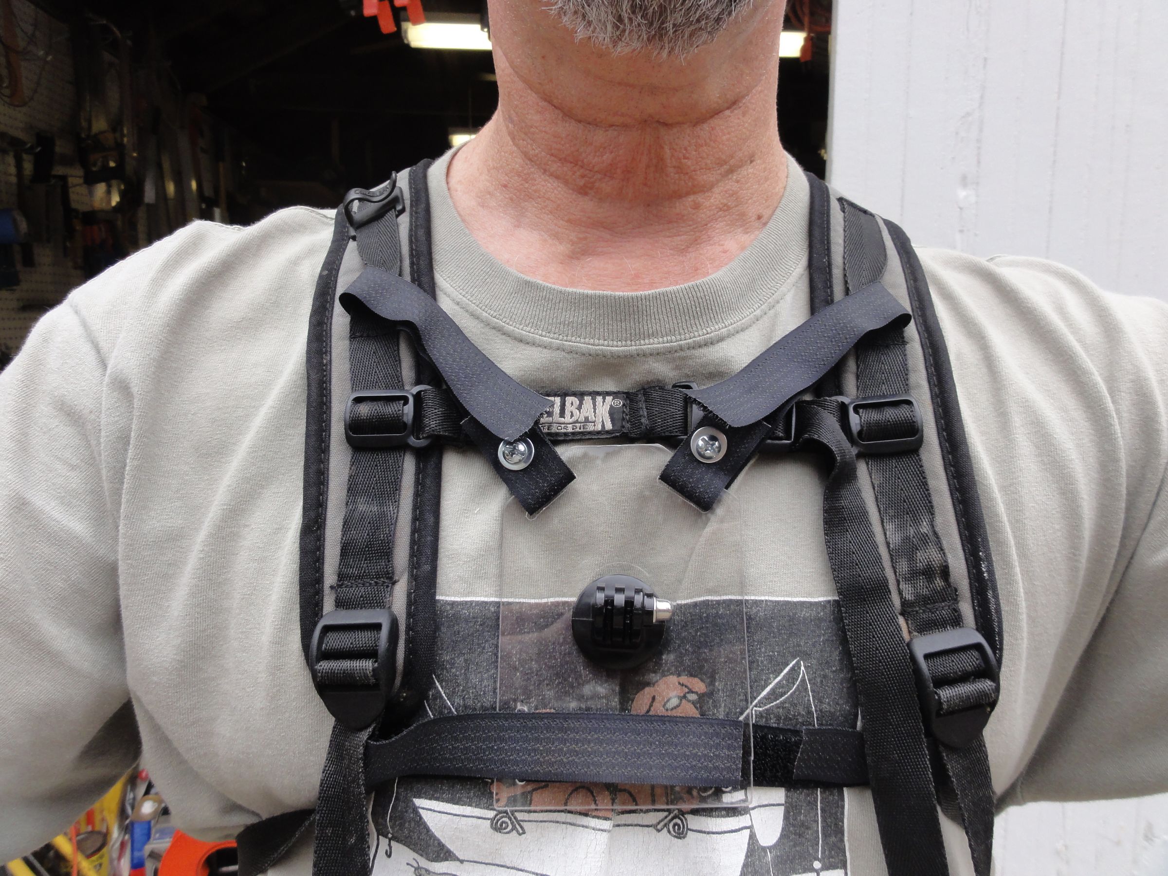 GoPro Camera Chest Mount for Camelbak : 5 Steps (with Pictures ...
