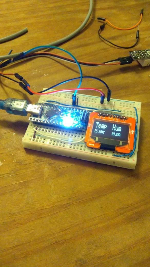 Arduino - DHT11 and OLED V3.0 : 3 Steps - Instructables