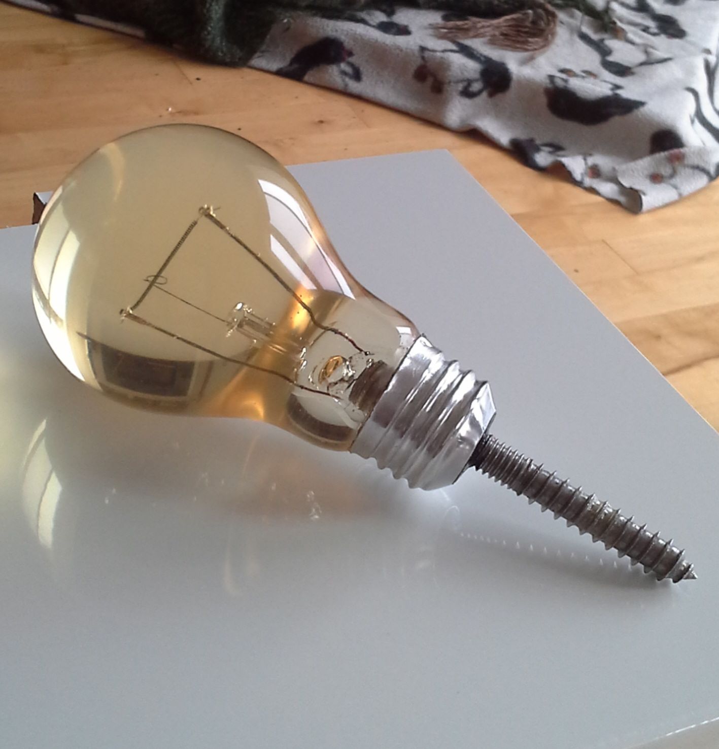 THE ULTIMATE LIGHT BULB WALL HOOK : 11 Steps (with Pictures ...