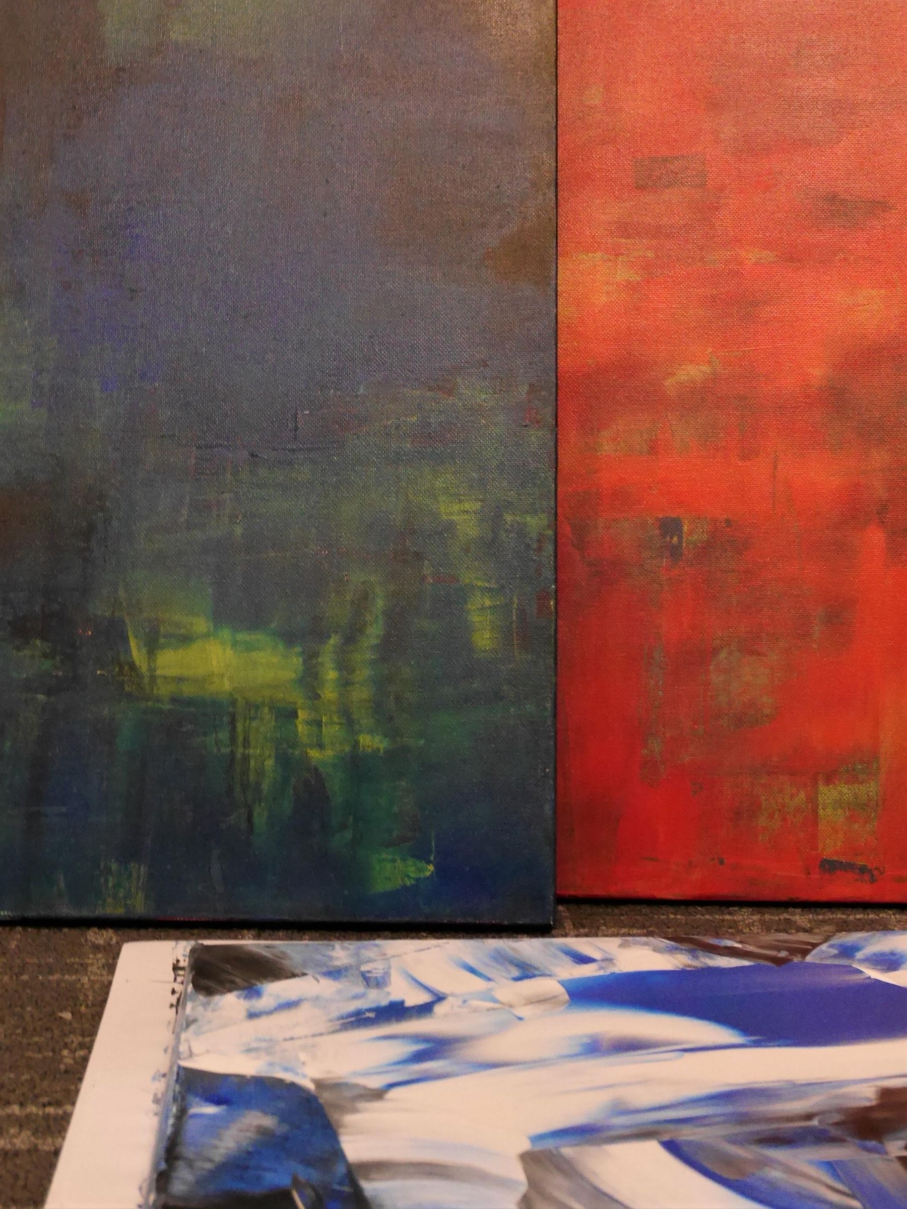 ''Scraped'' Painting -Abstract Art Painting : 4 Steps - Instructables