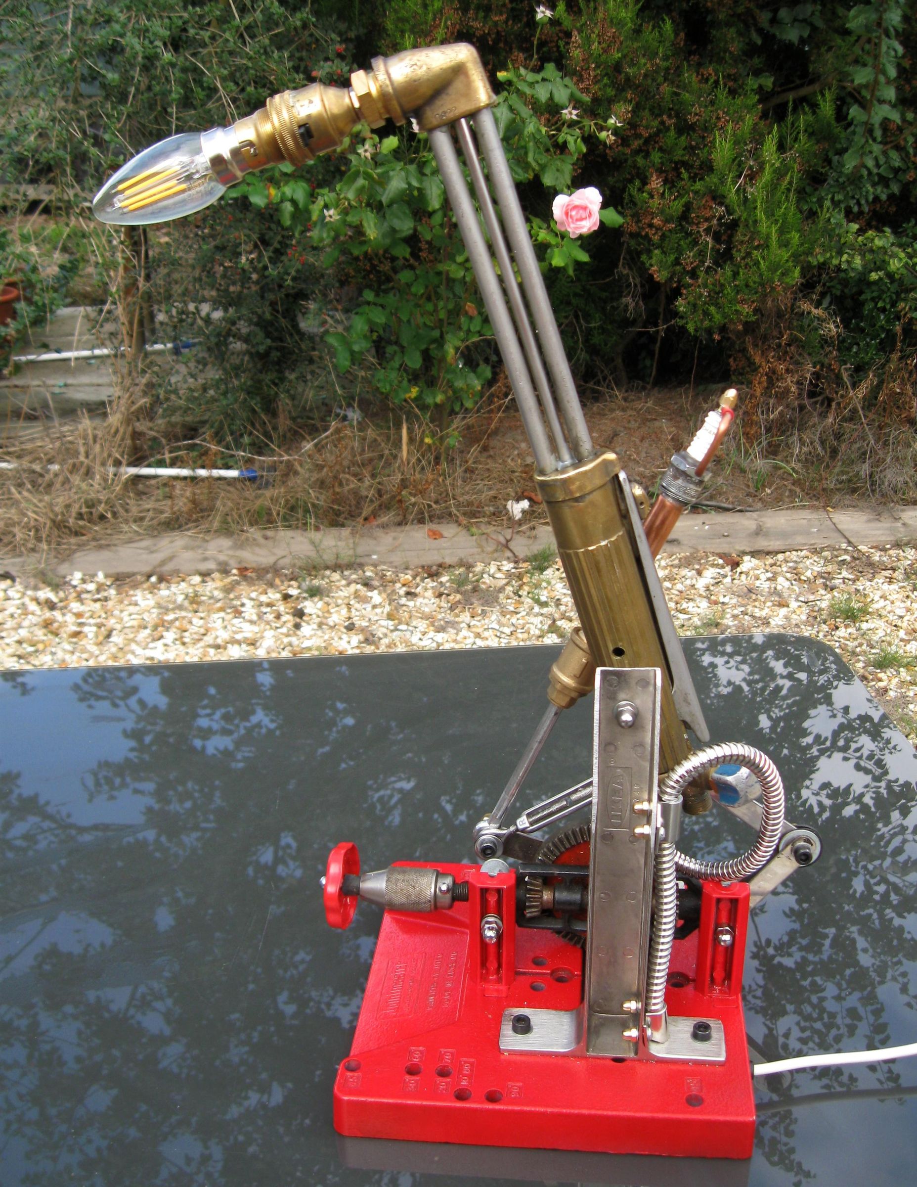 The Steampunk Welding Torch Desk Lamp : 14 Steps (with Pictures ...