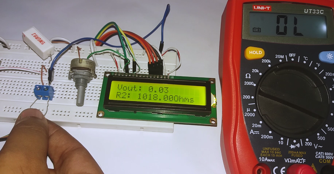Arduino Resistance Meter- OHM Meter : 4 Steps - Instructables