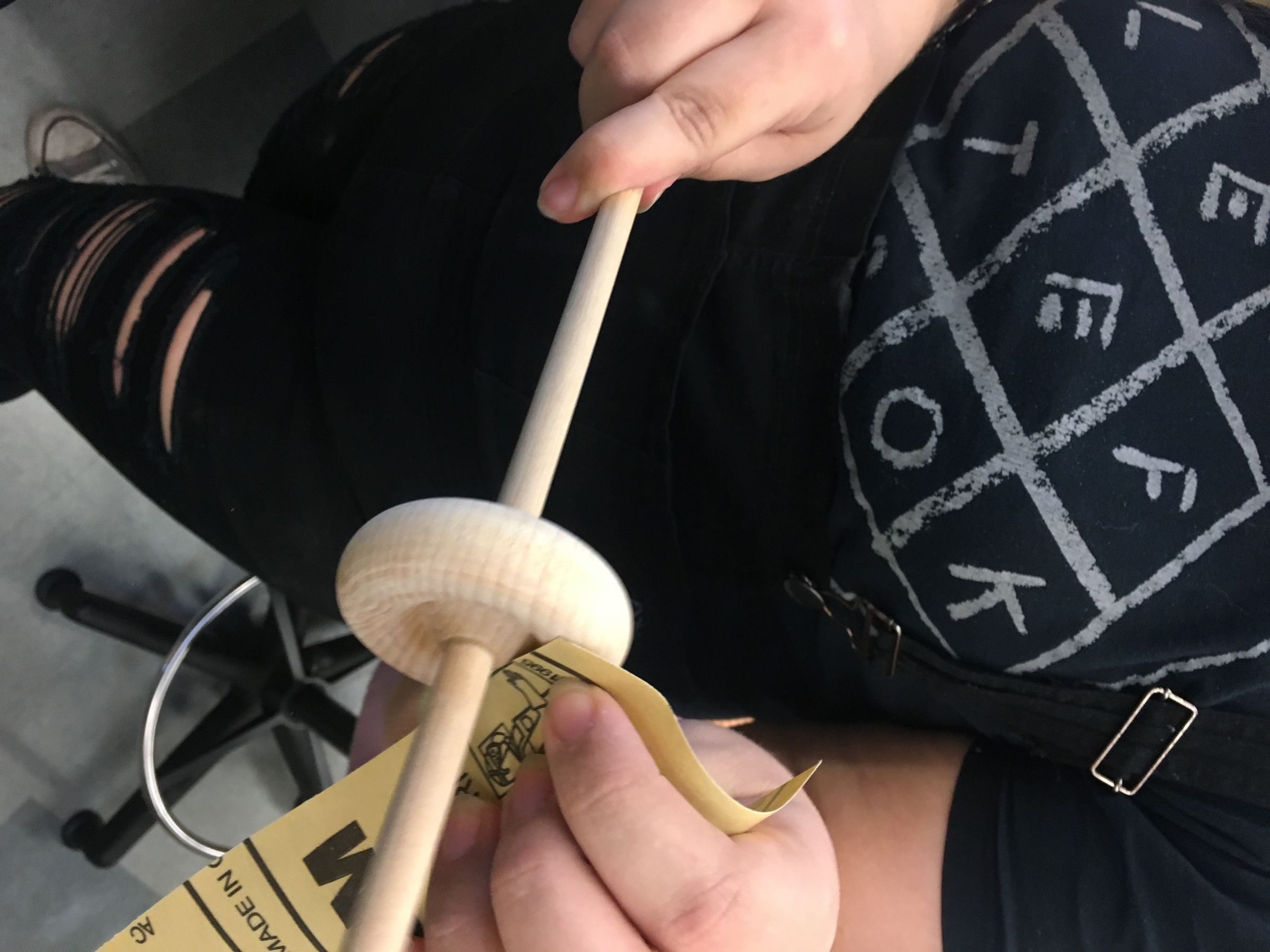 Learning How to Make Yarn With a DIY Drop Spindle! : 8 Steps (with ...