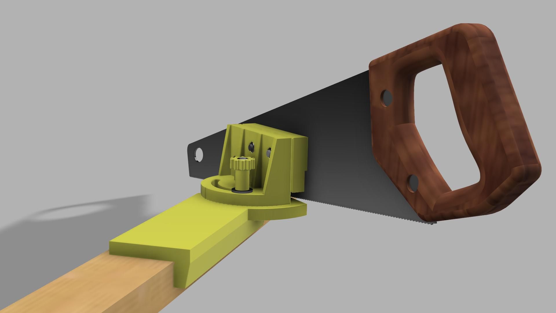 Magnetic Handsaw Guide - Adjustable and 3D Printed : 3 Steps ...