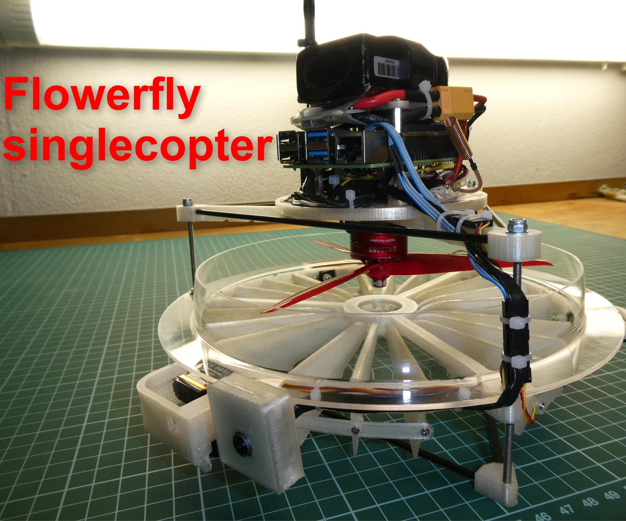 Yet Another Drone - the Flowerfly Singlecopter : 8 Steps (with Pictures) - Instructables