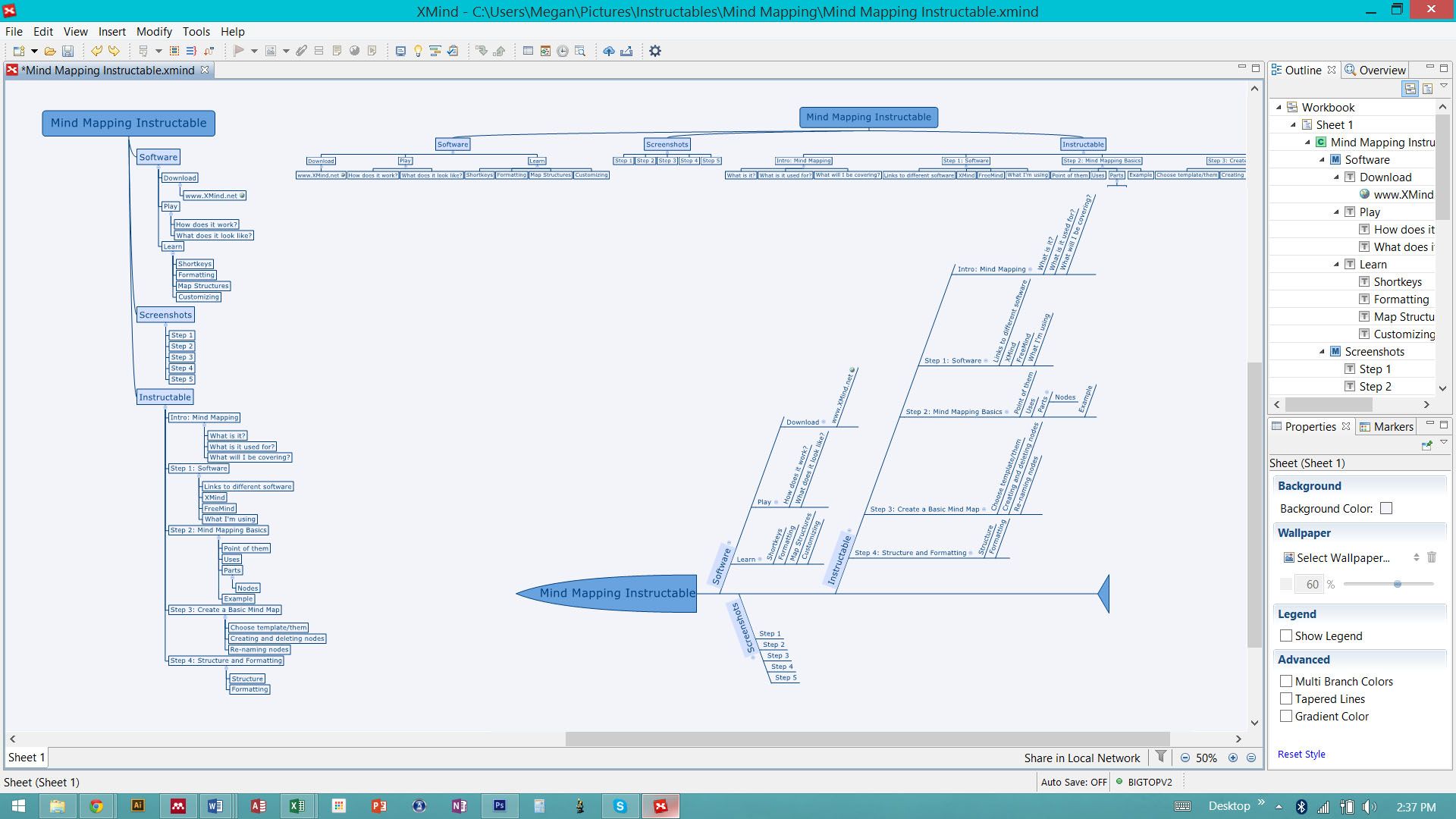Mind Mapping Software for Visual Organization : 8 Steps (with Pictures ...