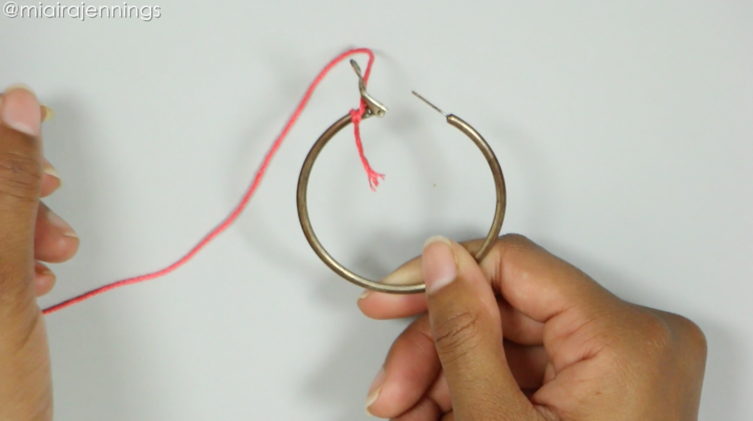 DIY Tassel Hoop Earrings : 6 Steps - Instructables