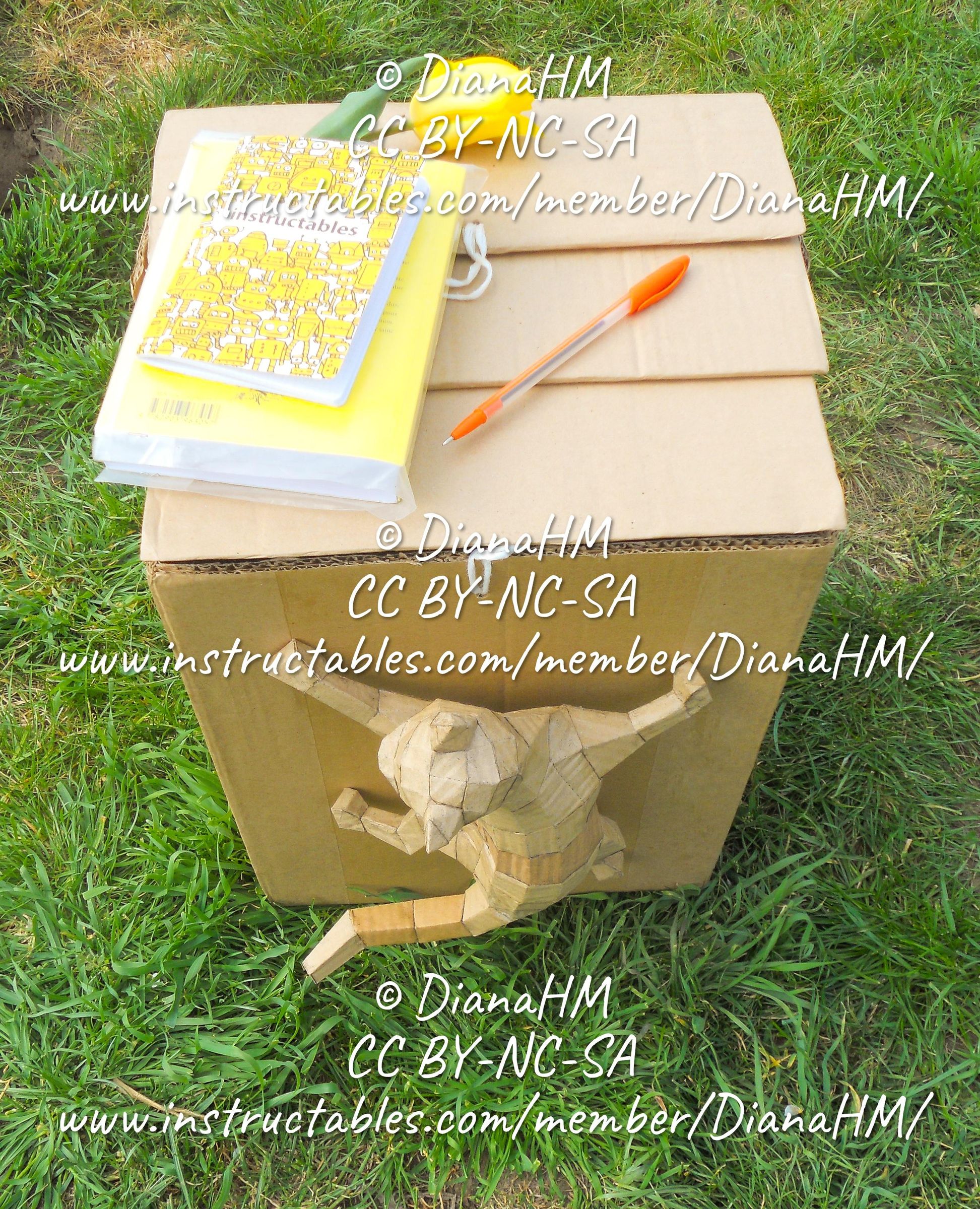Portable Cardboard Case-Storage-Cabinet-Table : 7 Steps (with Pictures ...