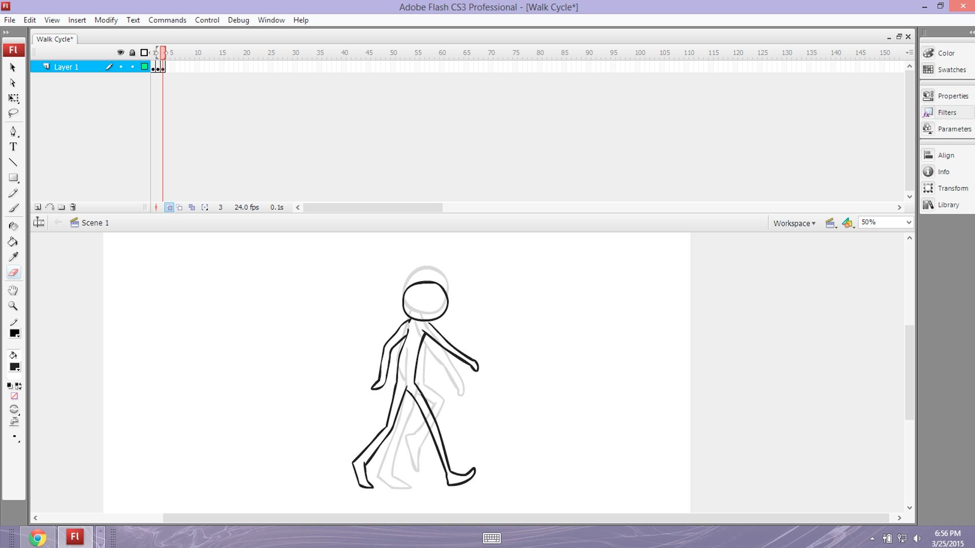 Animate Stick Man Walk Cycle Adobe Flash Walk Cycle Girl Walking