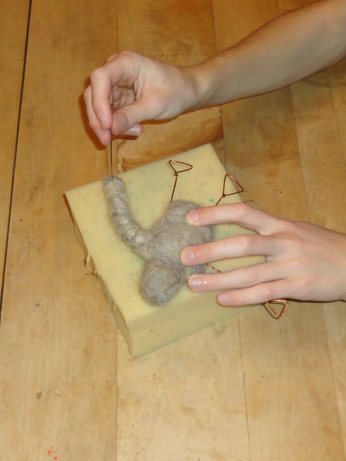 Needlefelting a Pocket Yeti / Ickabog : 7 Steps (with Pictures ...