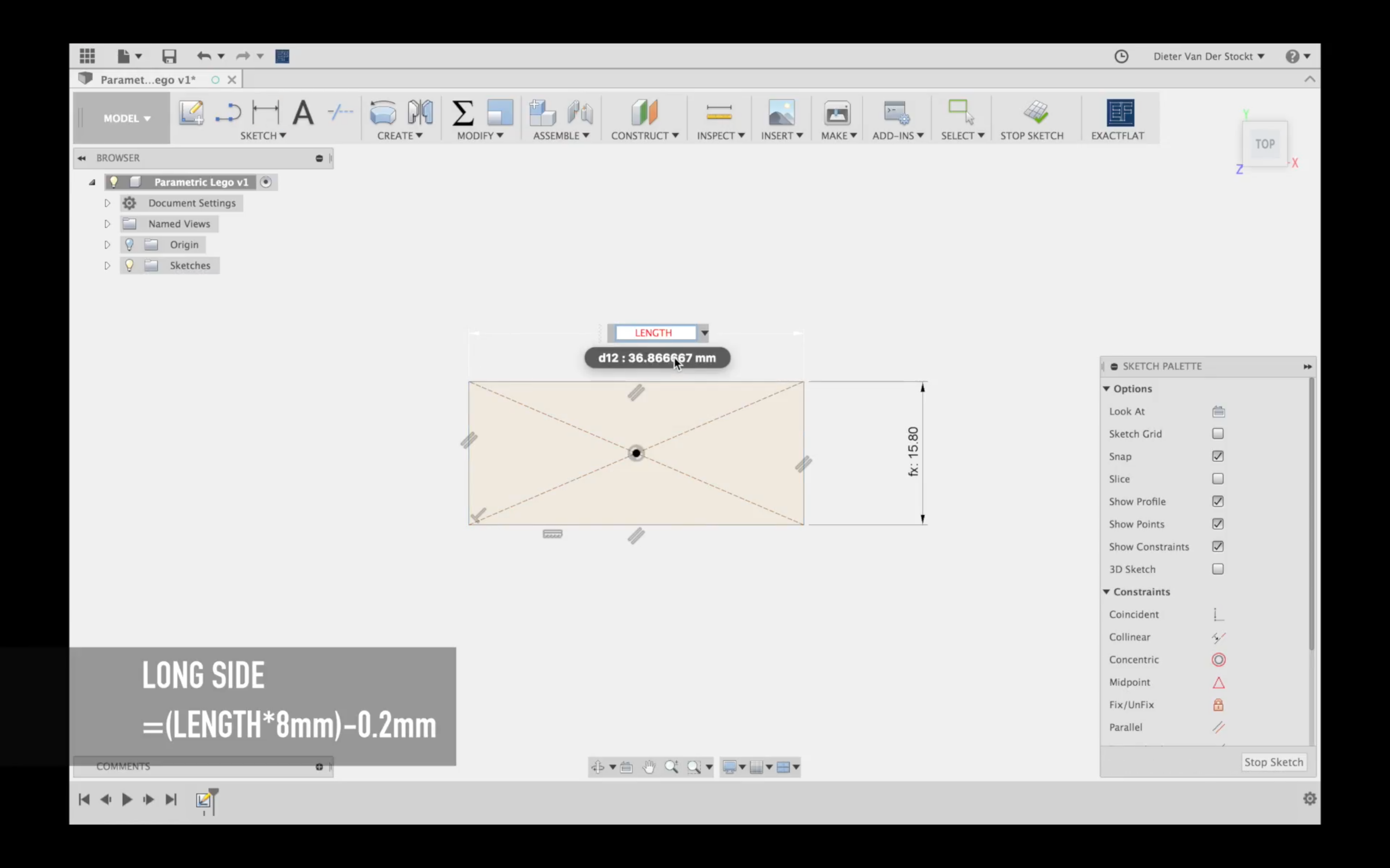 Parametric Lego Bricks in Fusion 360 : 6 Steps (with Pictures ...