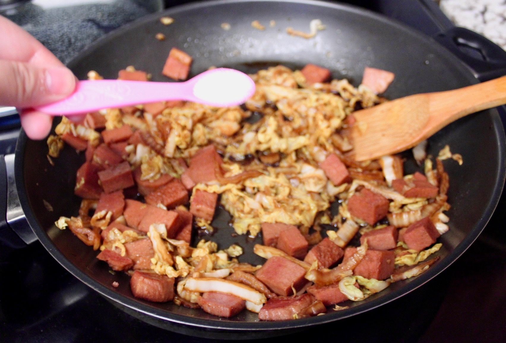 Hawaiian Spam and Cabbage Stir Fry : 5 Steps (with Pictures ...