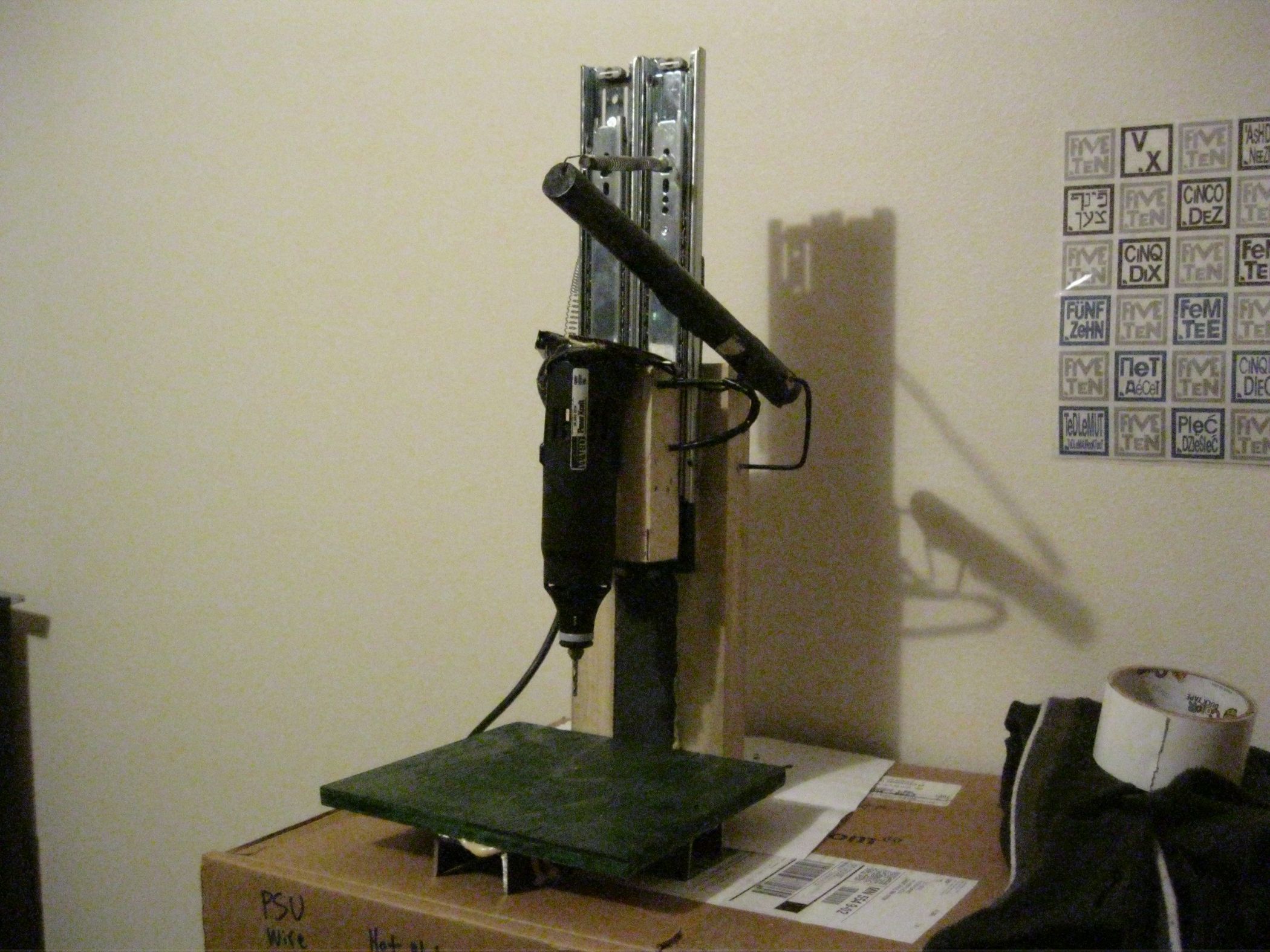 Easy Drill Press : 7 Steps (with Pictures) - Instructables